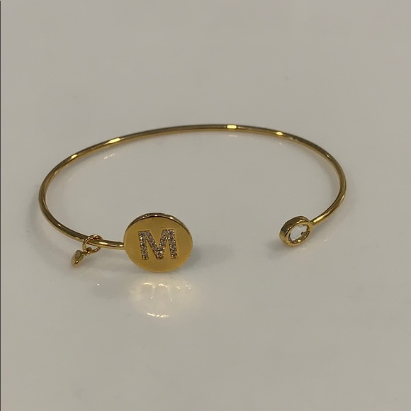 Jewelry | Gold Letter M Initial Bracelet | Poshmark